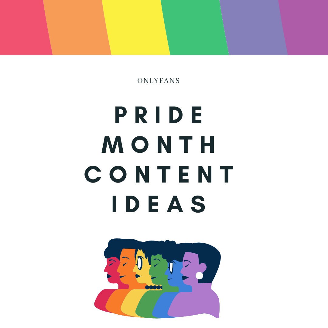 Onlyfans Pride Month Content Ideas Pride Month Content - Etsy