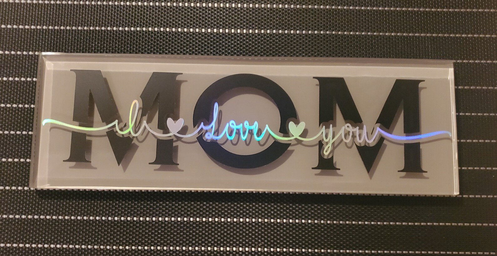 Mom or Dad i Love You Glass Tile, Subway Tile - Etsy