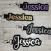 Name Faux Leather Keychain- Personalized - Etsy
