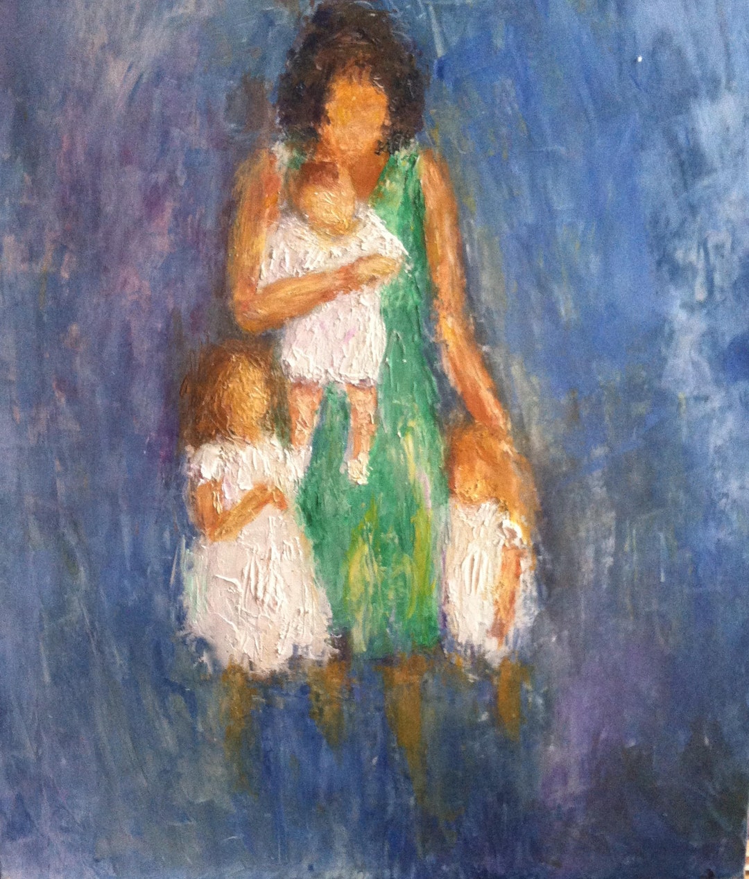 Custom Family Paintings, Get a Modern Expressive Oil Portrait of Your ...