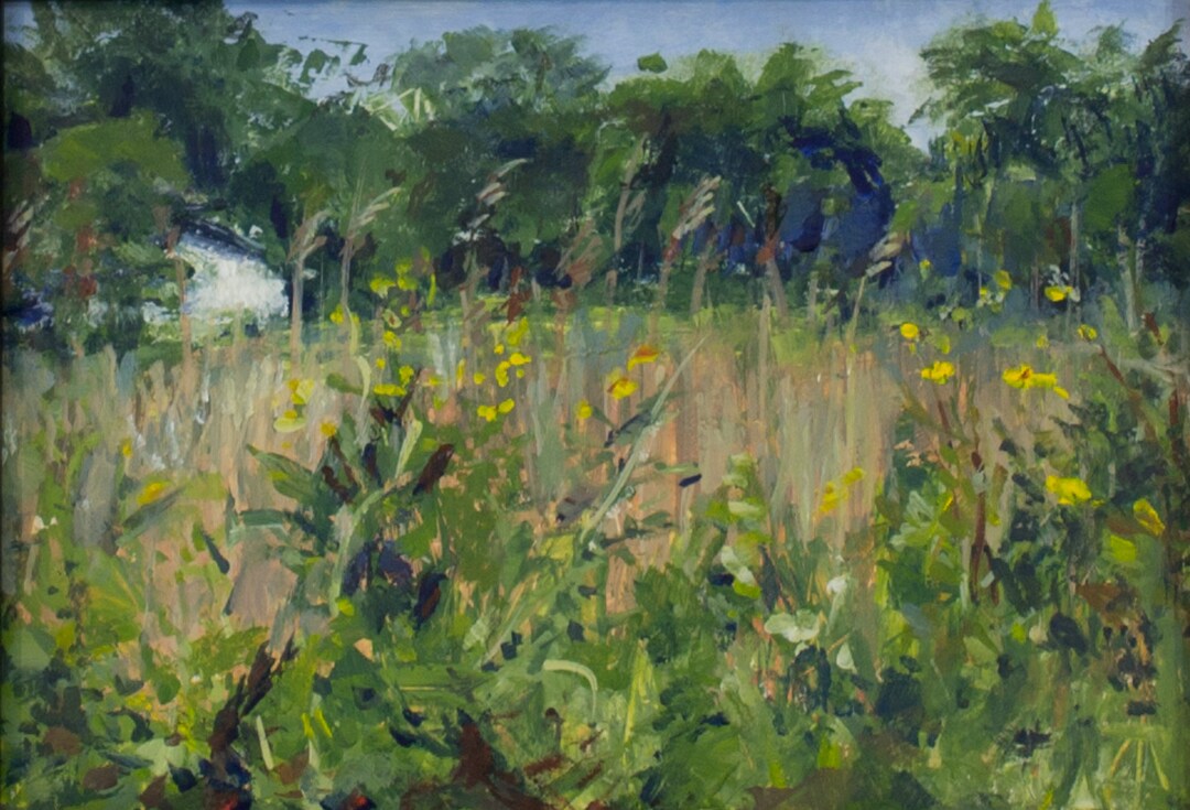 Original Painting of a Midwest Prairie, Small Original Artworks, Nature ...