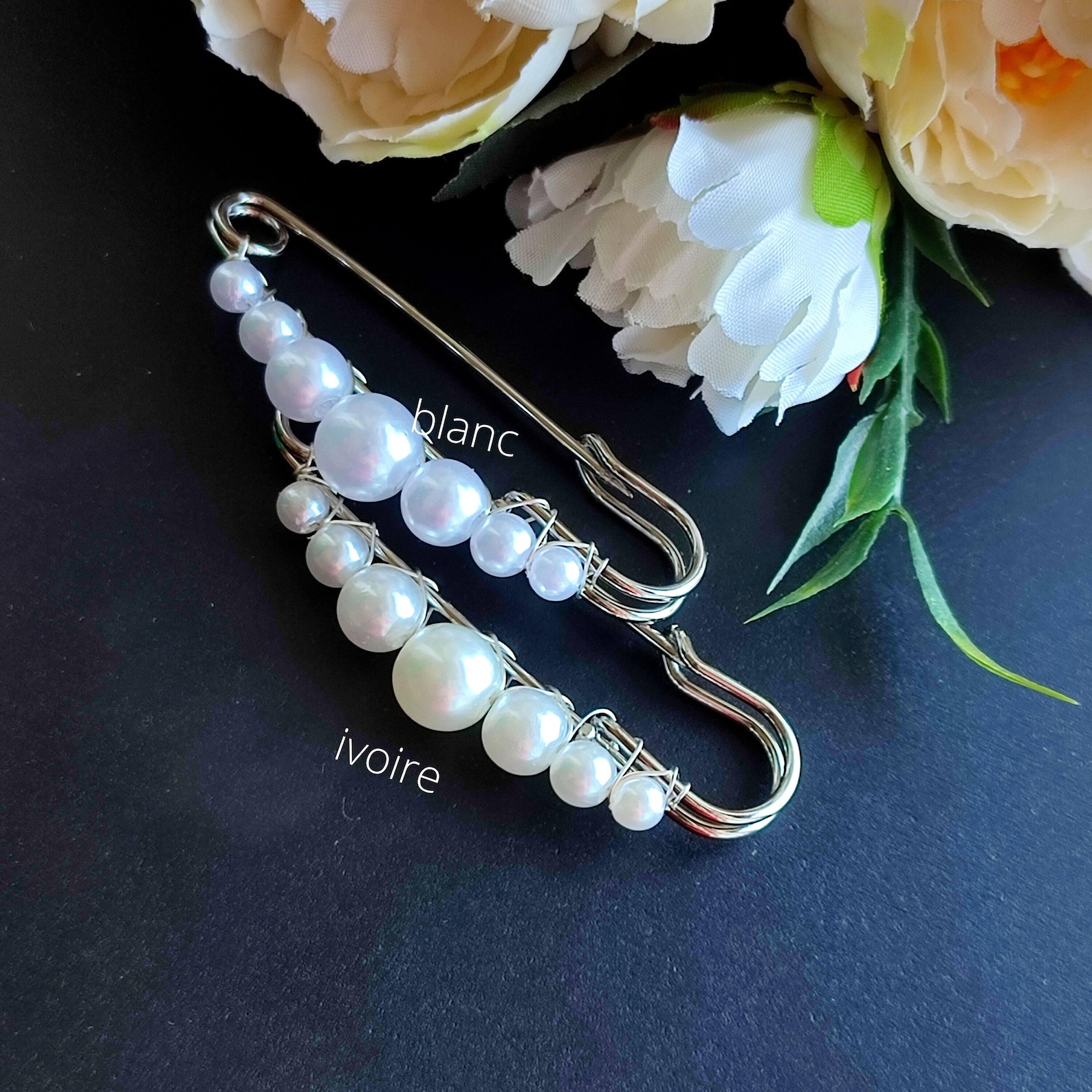 Bustle Pin, Pearl Wedding Dress Train Pin, Bridal Dress Train Clip ...