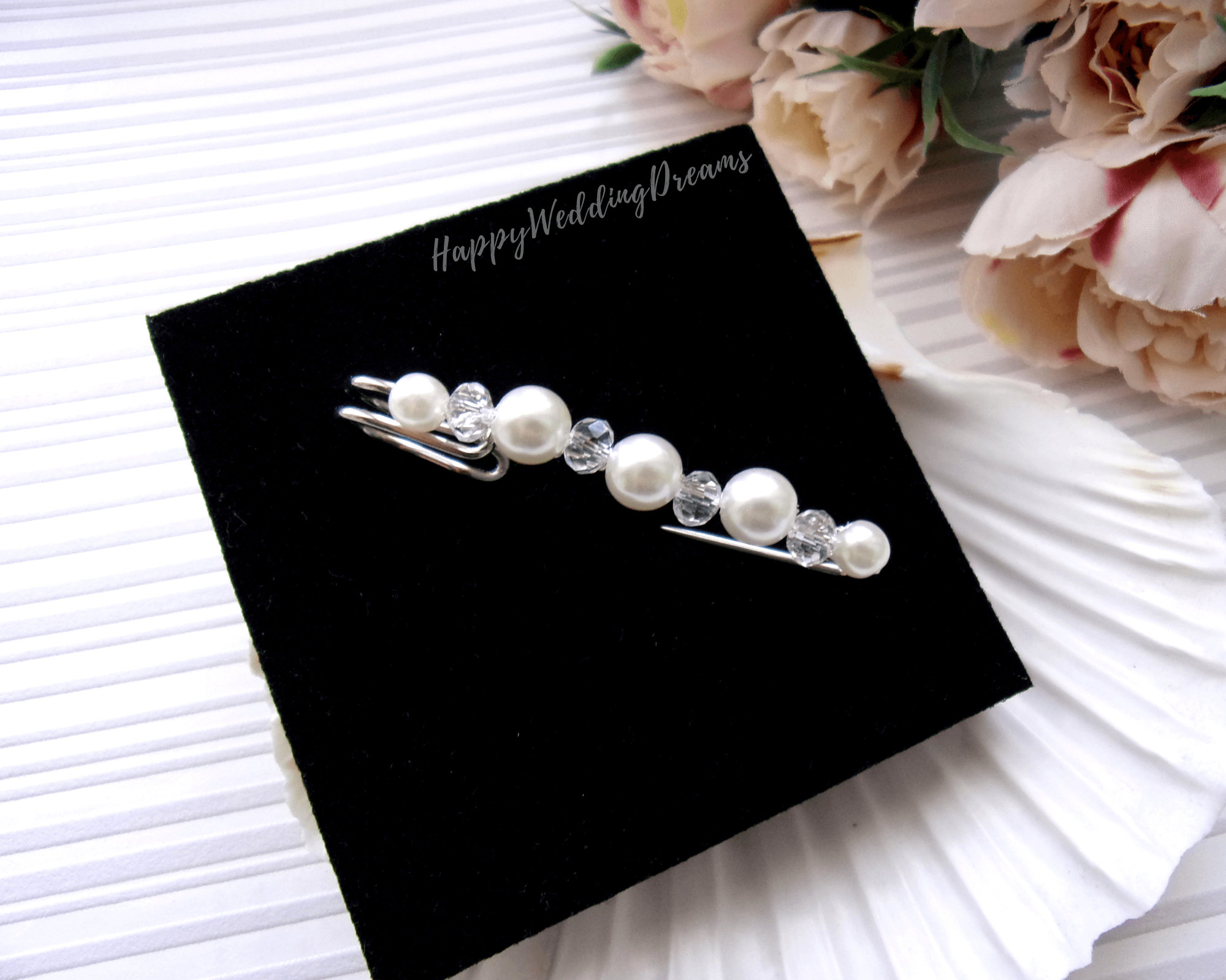 Wedding Train Pin Bridal Dress Train Clip Pearl & Crystal | Etsy