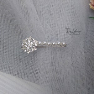 Pearl Wedding Train Pin Bridal Dress Train Clip Floral - Etsy