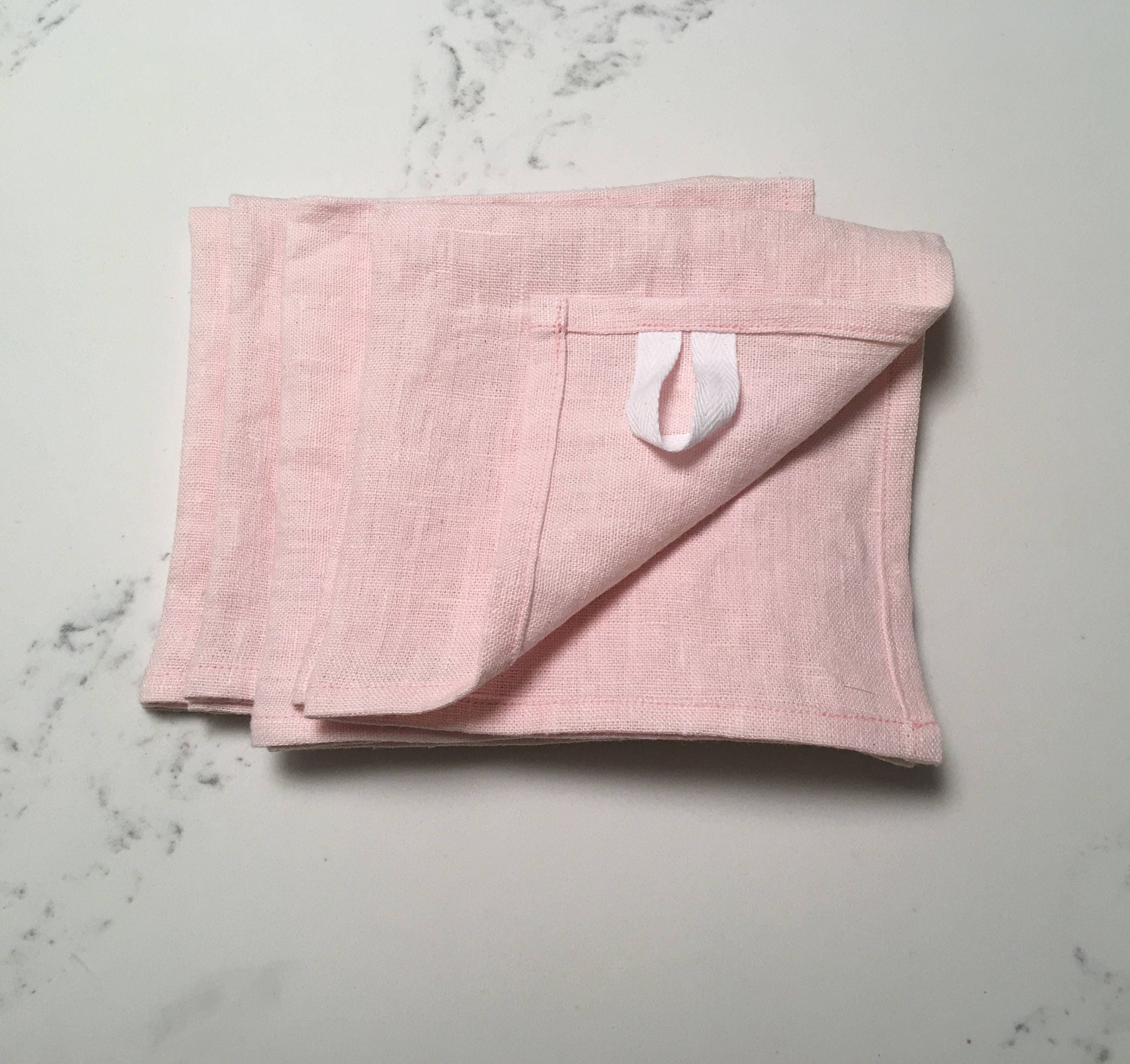 Linen Washcloths Set of 2, Heavy Weight Linen Washcloths, Gentle ...