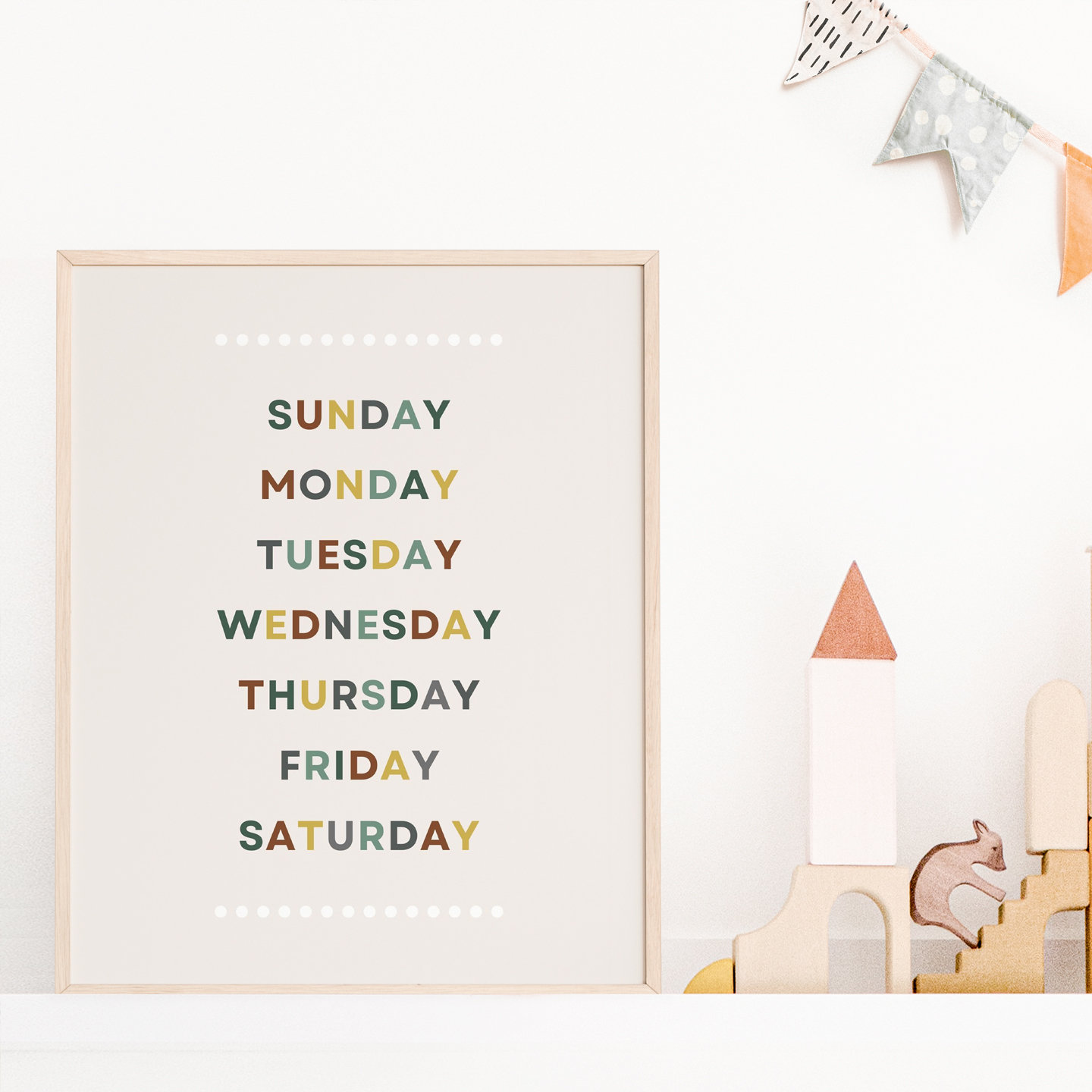 Days of the Week Poster, Classroom Decor, Days of the Week Printable ...