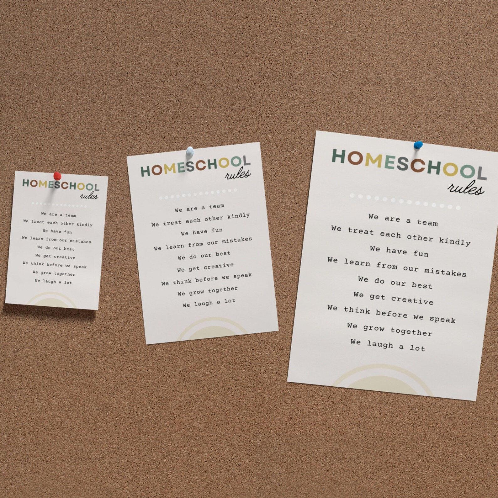 Homeschool Rules Poster, Home Education Decor, Learning Wall Art ...