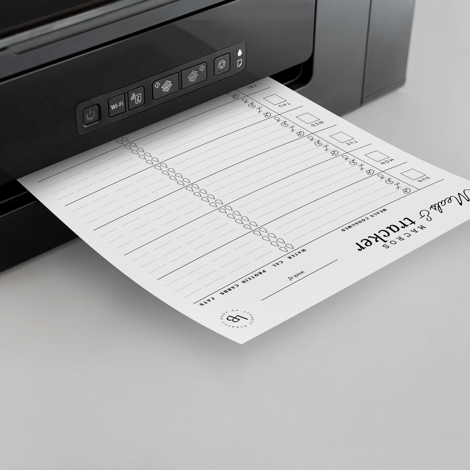 Macro Tracker, Food Diary, Printable Meal Log, Fitness Planner, Food ...