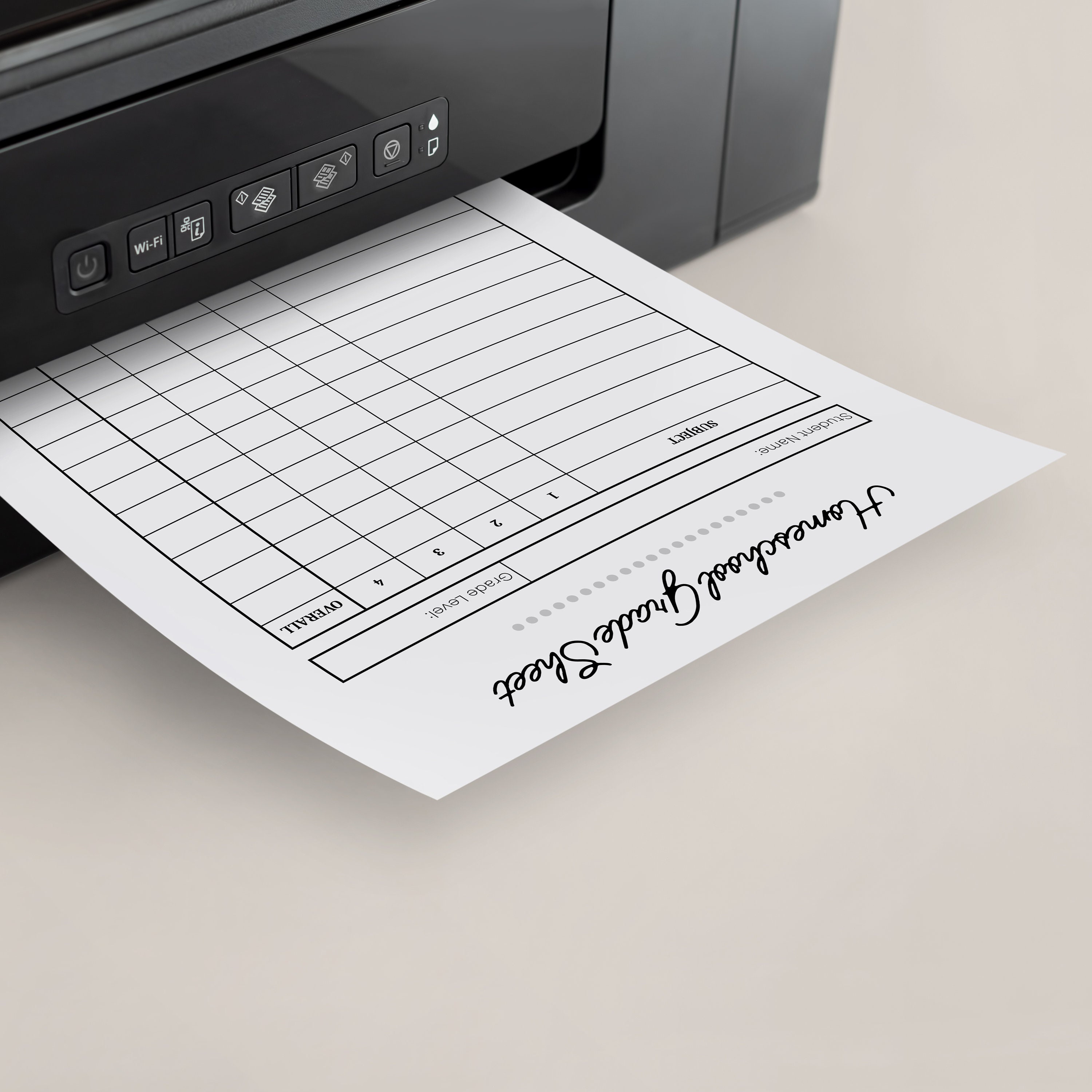 Homeschool Gradebook, Grade Tracker, Grading Sheet, Printable Report ...