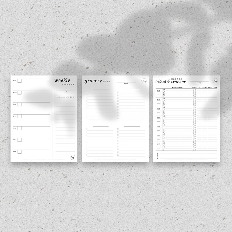 Planner BUNDLE Printable Planner Home Management Household - Etsy