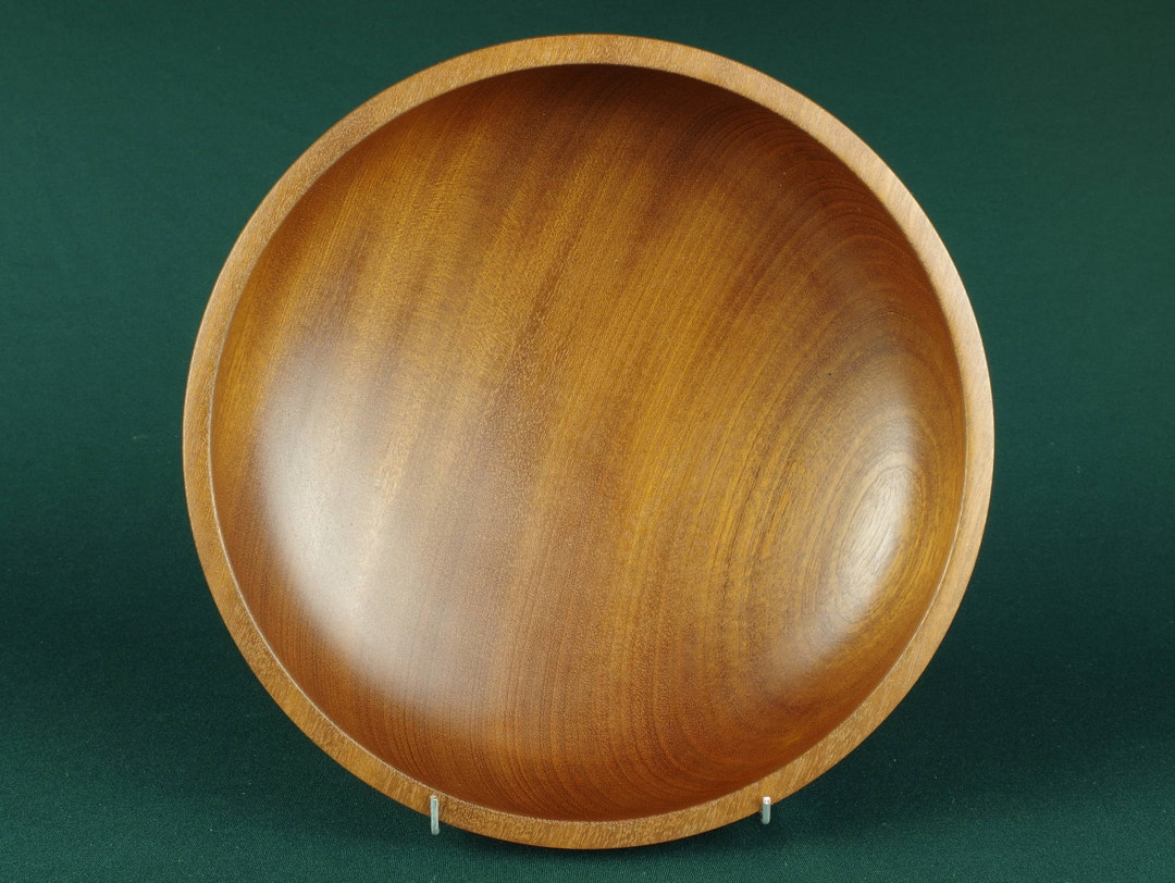 Sapele Fruit Bowl - Etsy