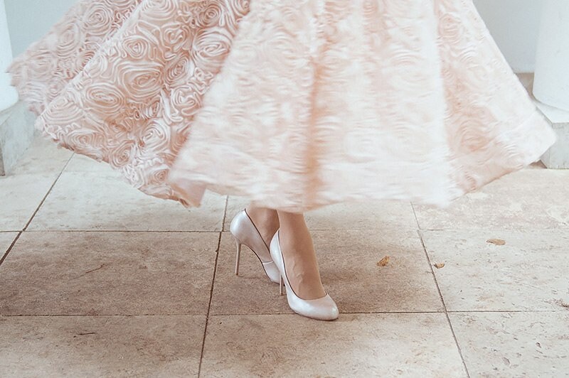 Sample wedding dress A-line style simple wedding dress Two | Etsy