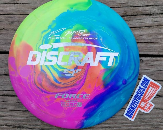 Discraft Force | Custom Disc Dye | Distance Driver | Disc Golf Dye ...