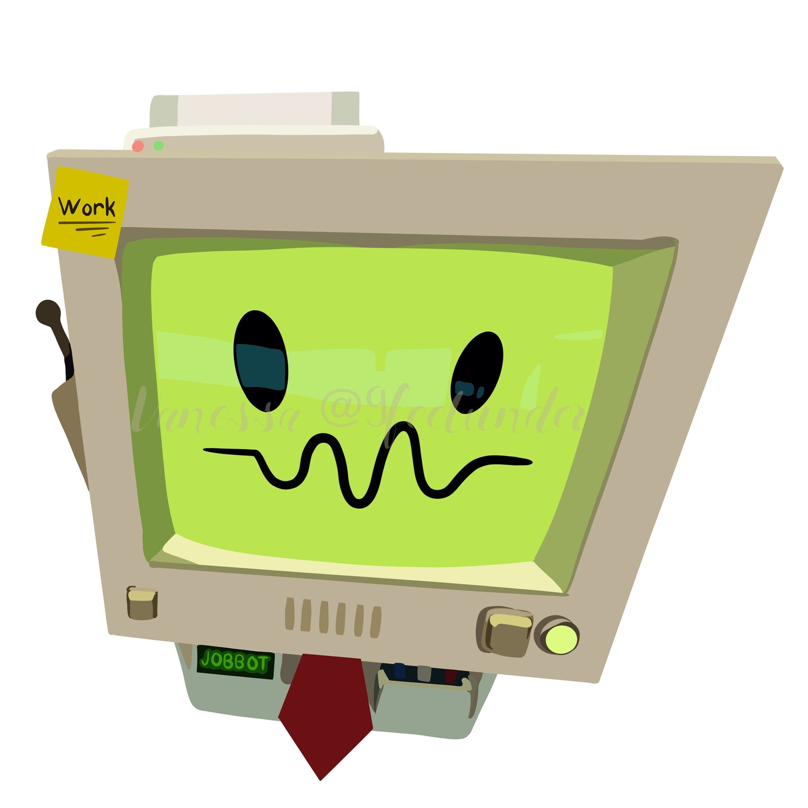 Job Simulator 3 Waterproof Sticker. Jobbot Sticker. | Etsy