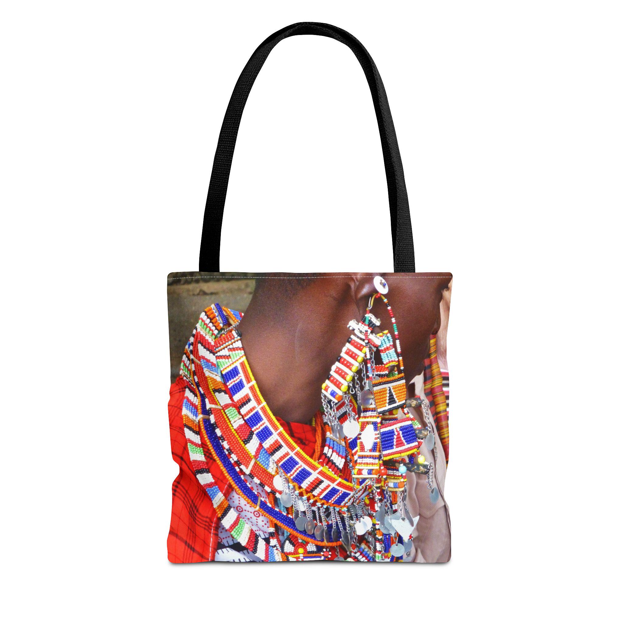 Maasai Tribal Tote Bag: Kenyan Photo Print Market Bag - Etsy