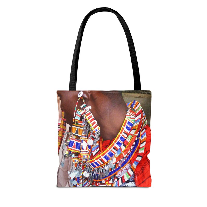 Maasai Tribal Tote Bag: Kenyan Photo Print Market Bag - Etsy