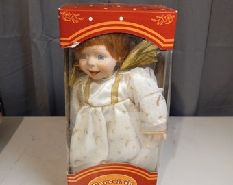 Angel Porcelain Doll - Etsy