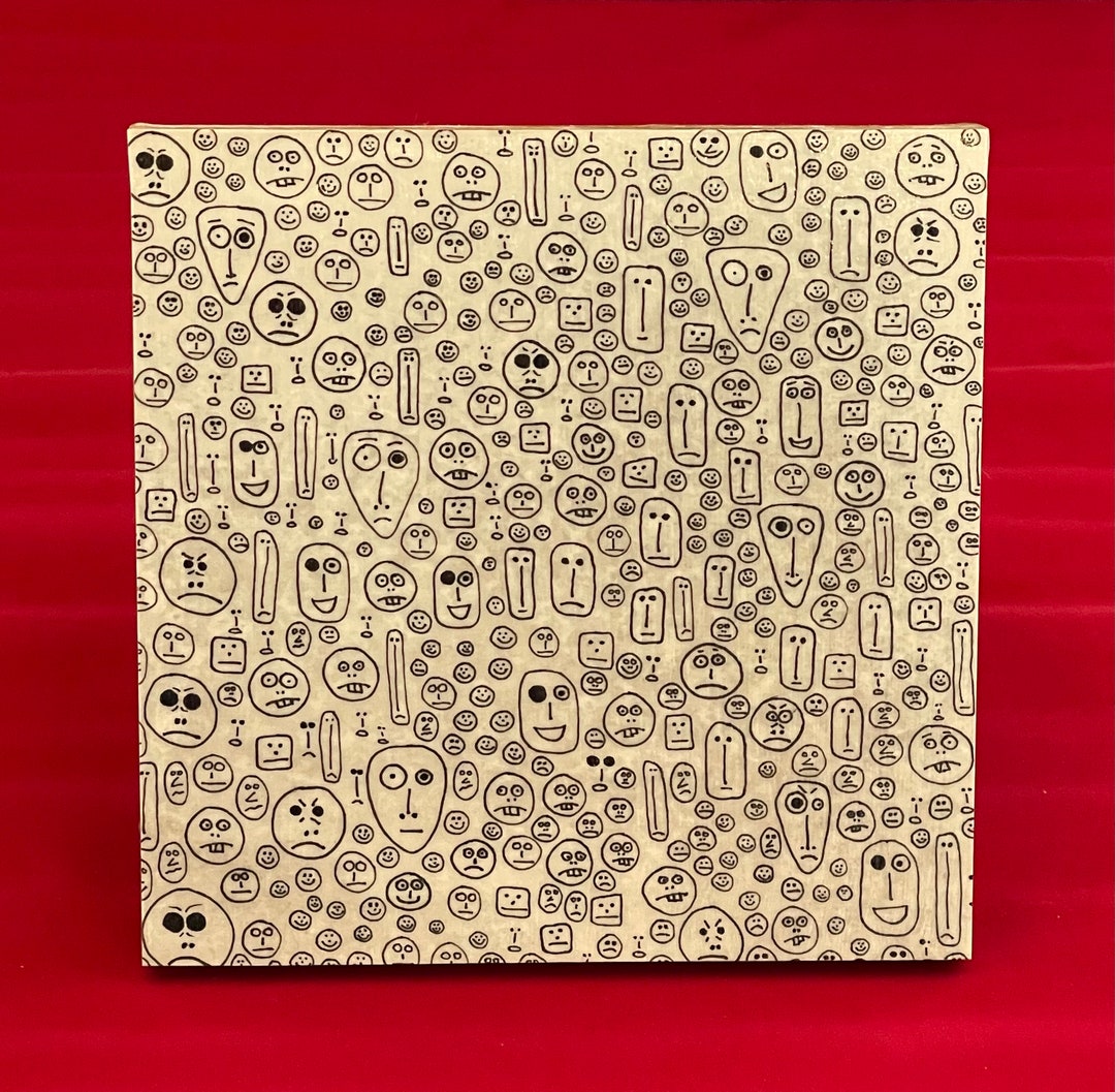 Study in Emotions Using Simple Facial Expressions "panel C." - Etsy