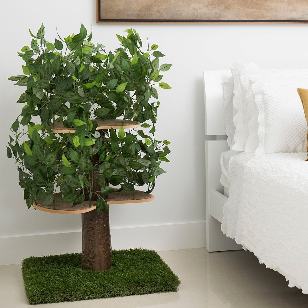 On2 Pets 4ft Cat Tree and Canopies With Leaves Bundle Deal - Etsy