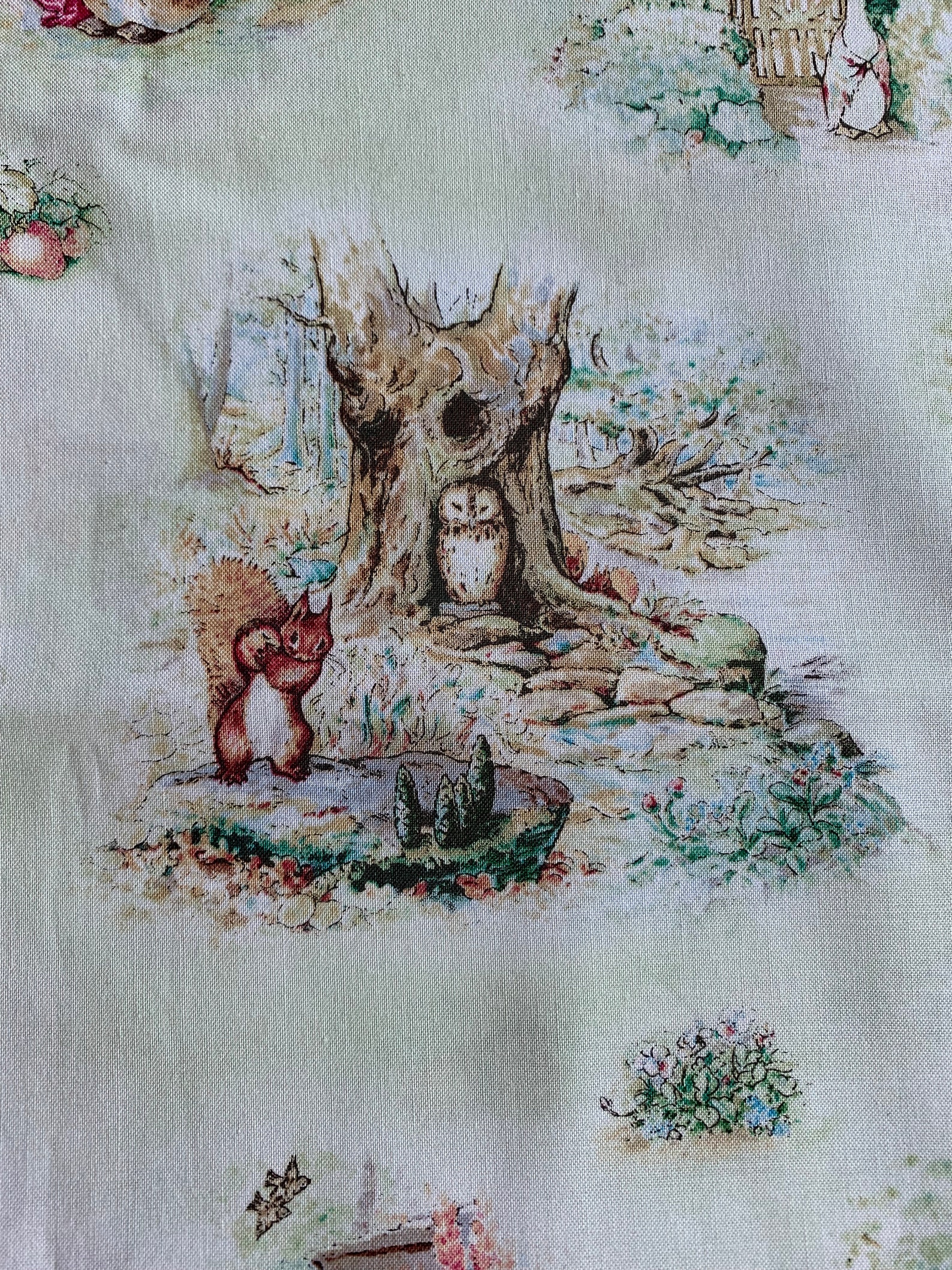 Beatrix Potter Characters Fabric, Frederick Warne & Co. 2006 Licensed ...