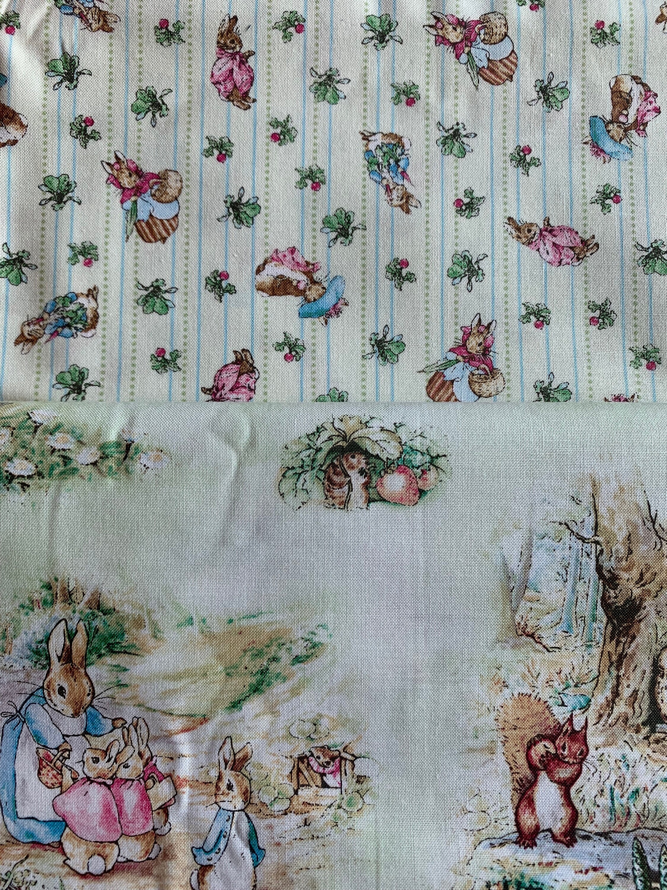 Beatrix Potter Characters Fabric, Frederick Warne & Co. 2006 Licensed ...