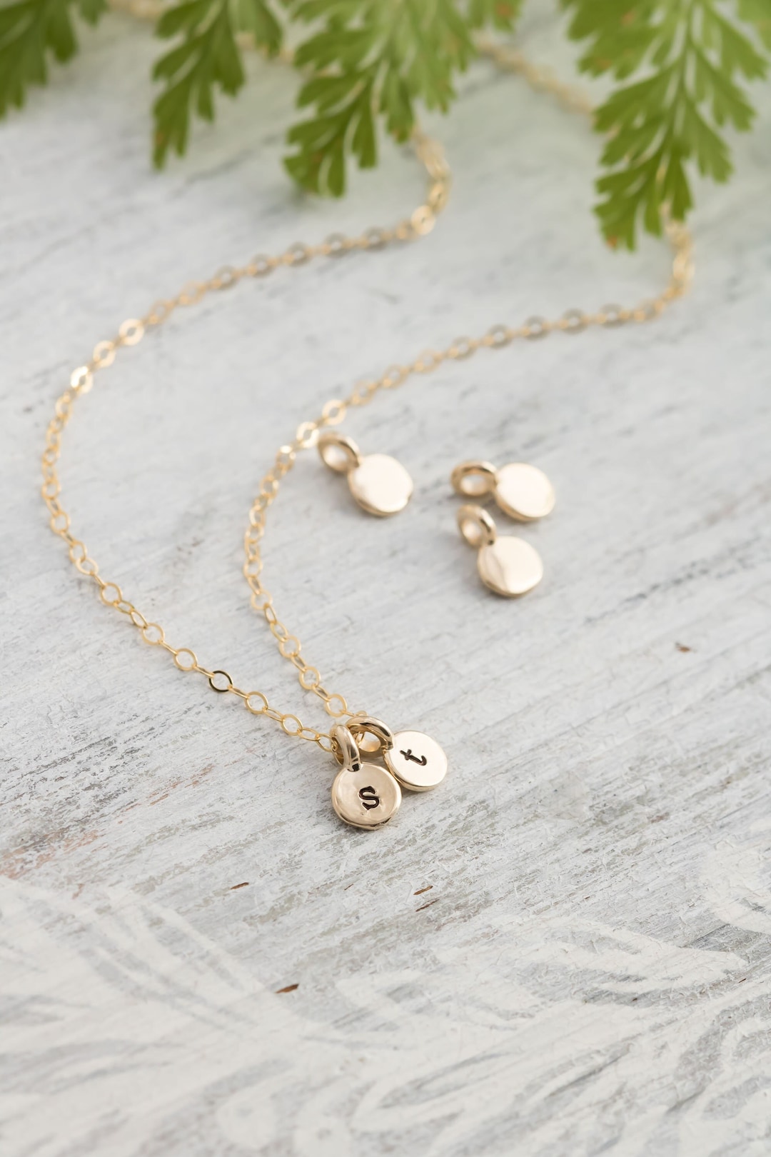 Solid 14k Gold Initial Charm, Tiny Initial Charm, Small Alphabet Charm ...