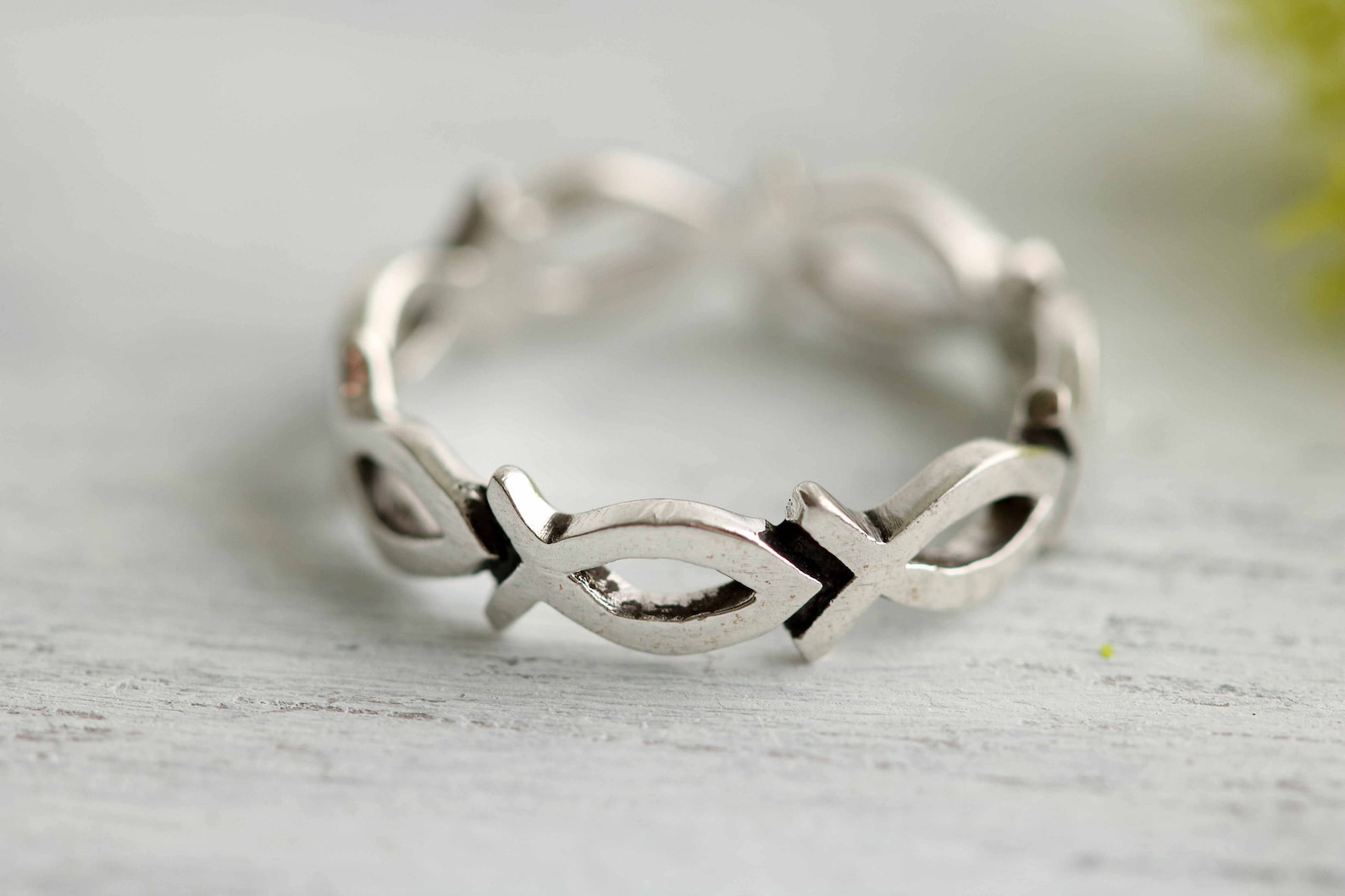 Christian Fish Ring Ishthys Ring Icthus Ring Sterling | Etsy