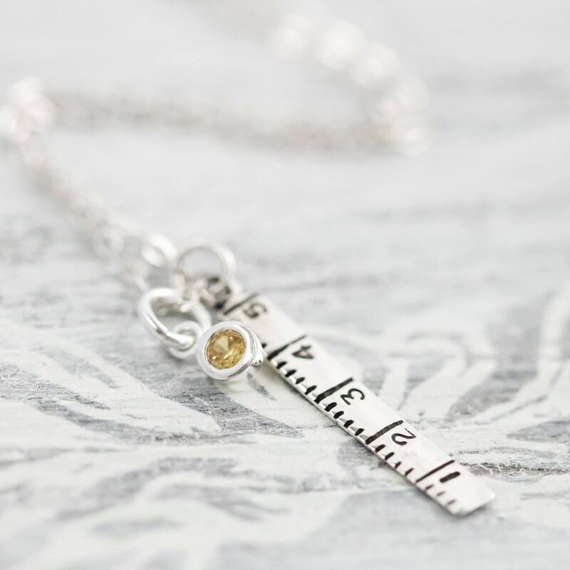 Ruler Necklace - Etsy