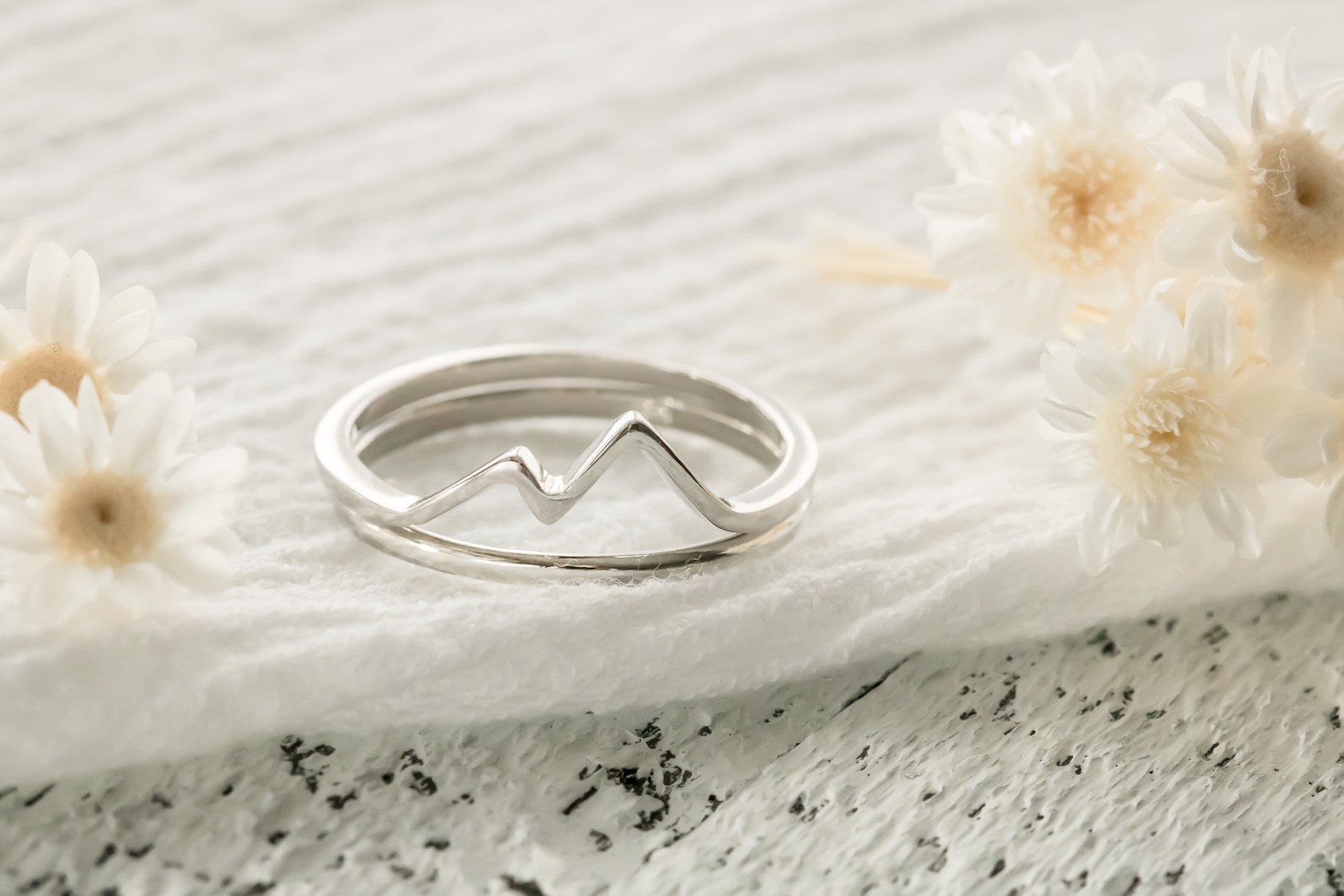 Sterling Silver Mountain Ring Mountains Are Calling Mountain Jewelry Mountain Range Ring Dainty ...