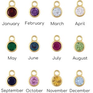 Tiny 14K Solid Gold Heart Charm, Initial Heart Charm, Gold Birthstone ...