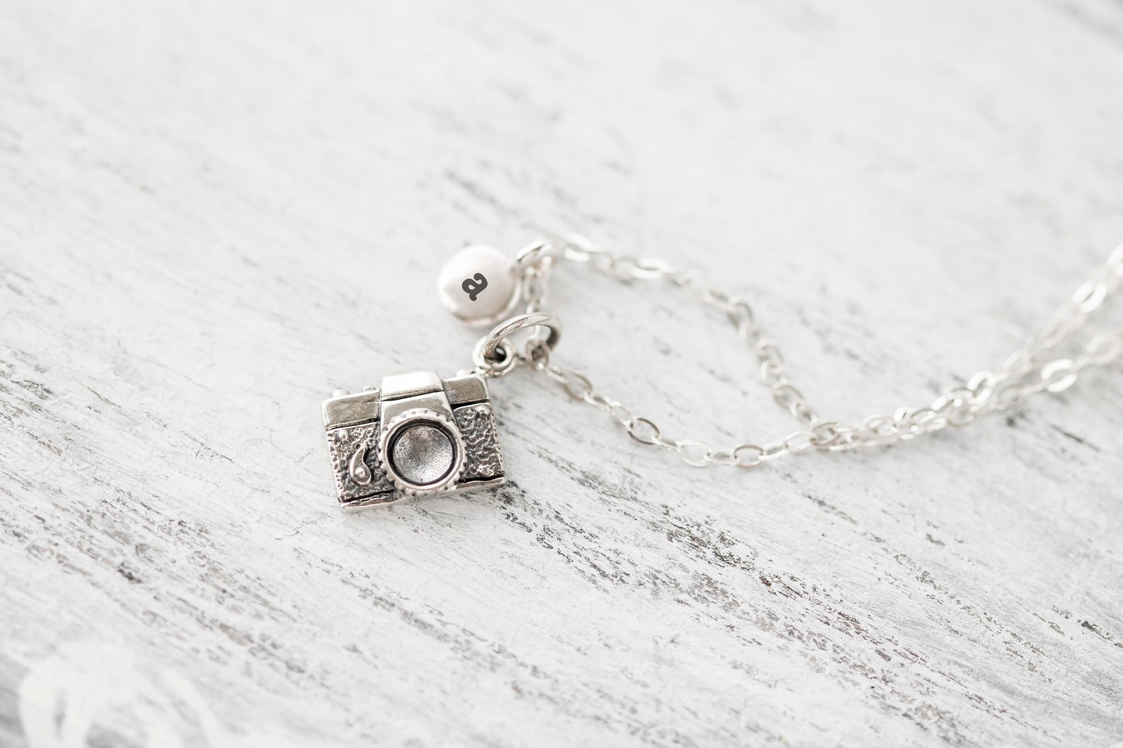 Sterling Silver Camera Charm Necklace Tiny Camera Necklace - Etsy