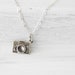 Sterling Silver Camera Charm Necklace: Photographer Traveler Jewelry - Etsy