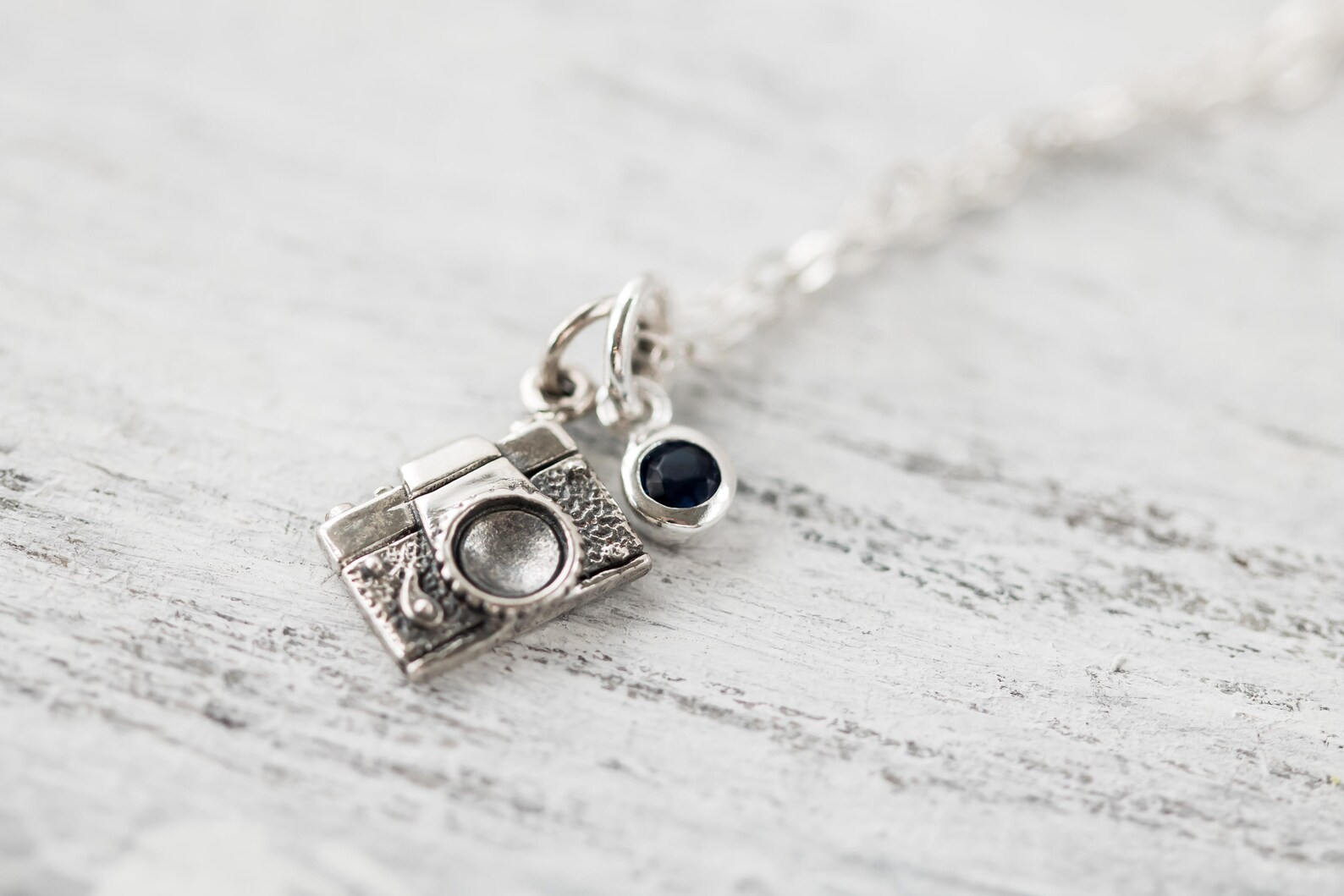 Sterling Silver Camera Charm Necklace Tiny Camera Necklace - Etsy