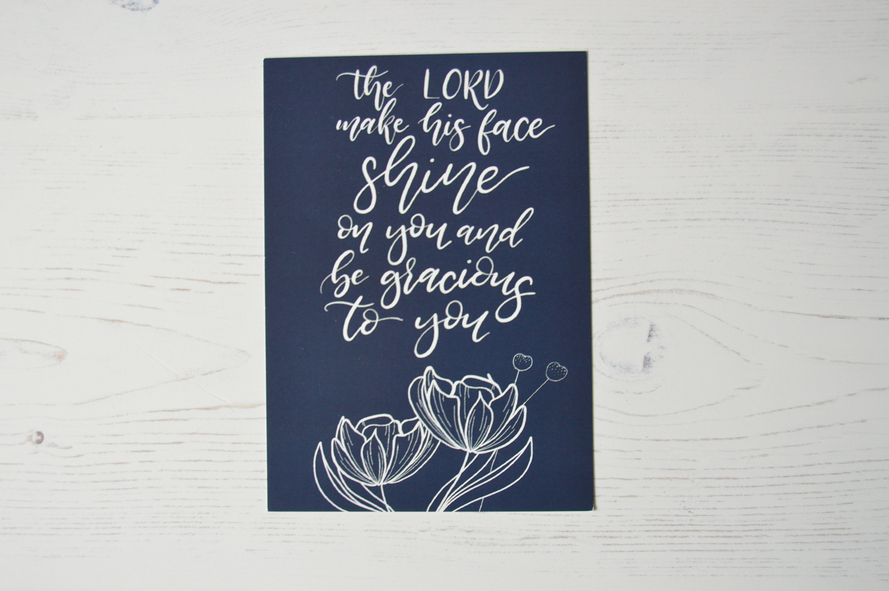 Numbers 6 Blessing Postcard Pack - Etsy UK