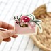 Flower Envelope Sticker, Floral Sticker for Laptop, Flowers in Mail ...