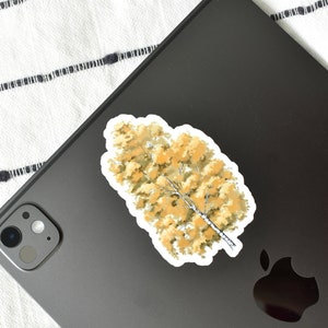 Birch Tree Waterproof Vinyl Sticker, Tree Sticker for Laptop, Water ...