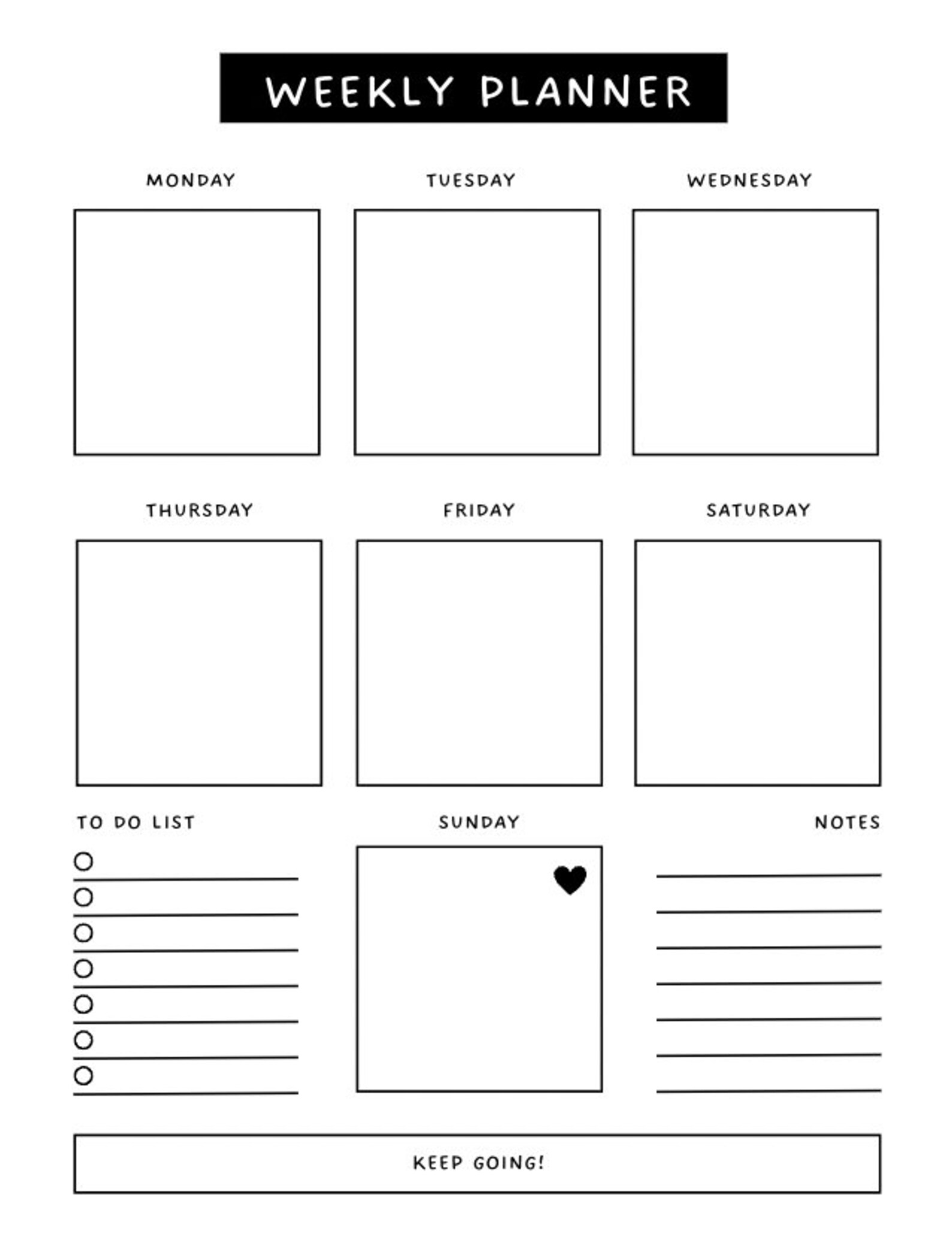 Digital Weekly Planner - Etsy