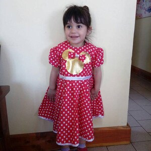 Minnie Mouse Costume Dress Pattern for 3-7 Yr. PDF Sewing - Etsy