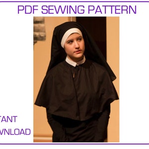 Nun Habit Sewing Pattern - Etsy