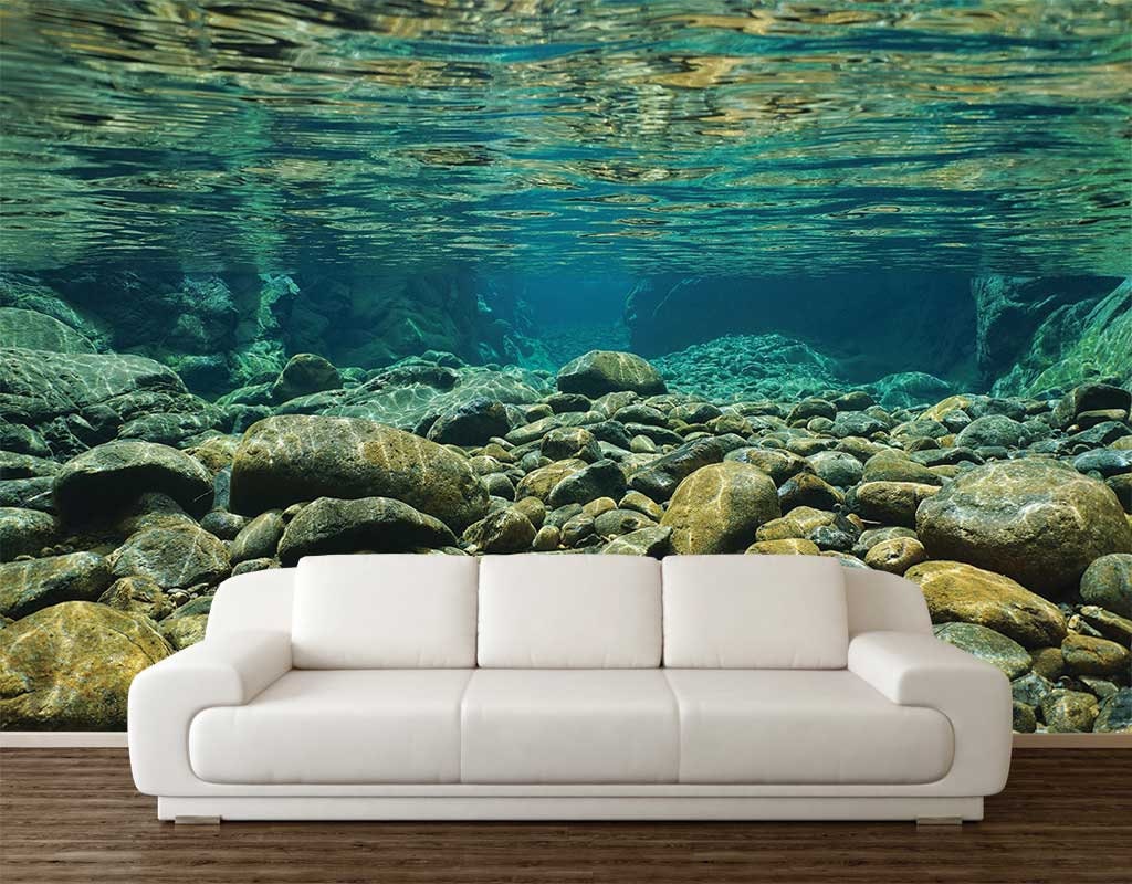 Underwater Rock Wall