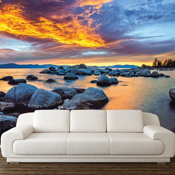Sunset Wall Decal - Etsy