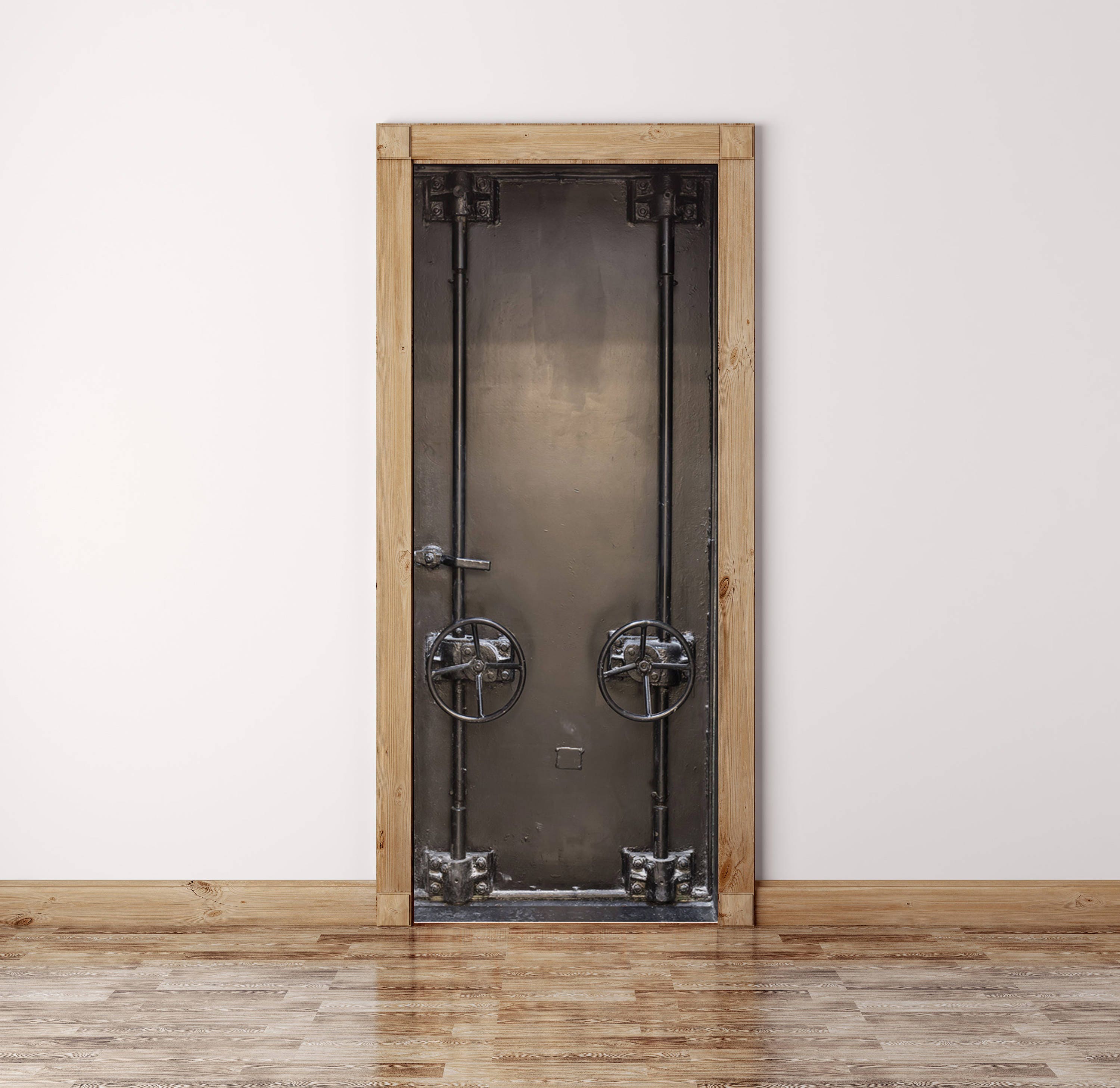 Vintage Metal Door Sticker Self Adhesive Vinyl Peel and - Etsy