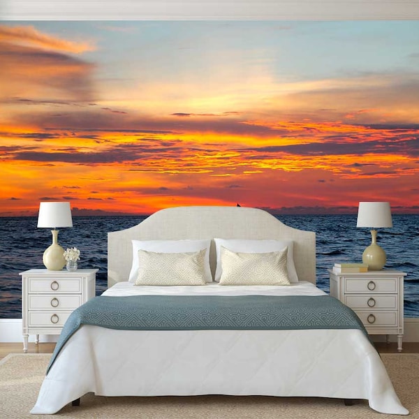 Sunset Wallpaper - Etsy
