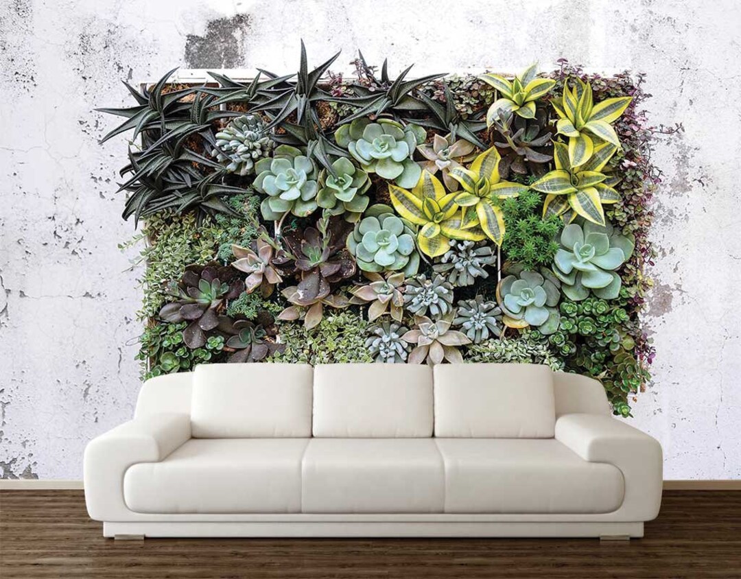Garden Décor Wallpaper, Garden Decoration Wall Mural, PEEL AND STICK ...