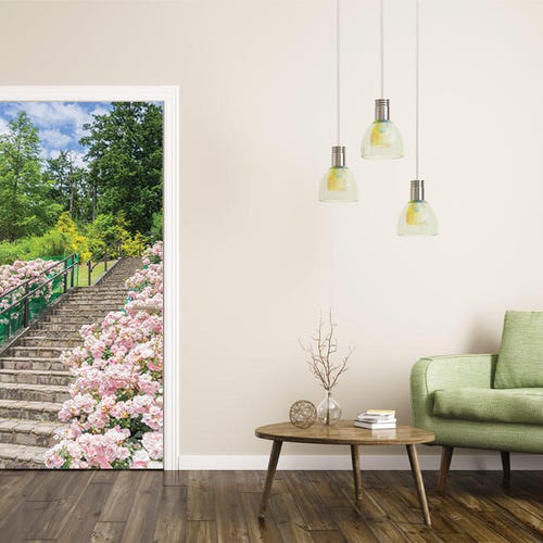 Rustic Door Decal Peel and Stick Vinyl Door Sticker - Etsy