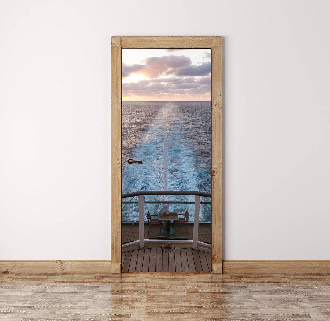 Romantic Door Sticker, Peel and Stick, Door Decal, Self Adhesive Door ...