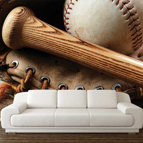Baseball Wall Decal - Etsy