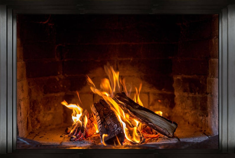 Fireplace Wall Sticker Wall Mural Wall Covering Wall Decal - Etsy