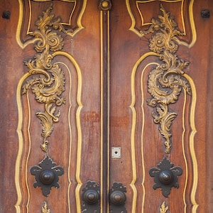 RUSTIC HOME DECOR, Vintage Door Decal, Vinyl Door Sticker, Peel and ...