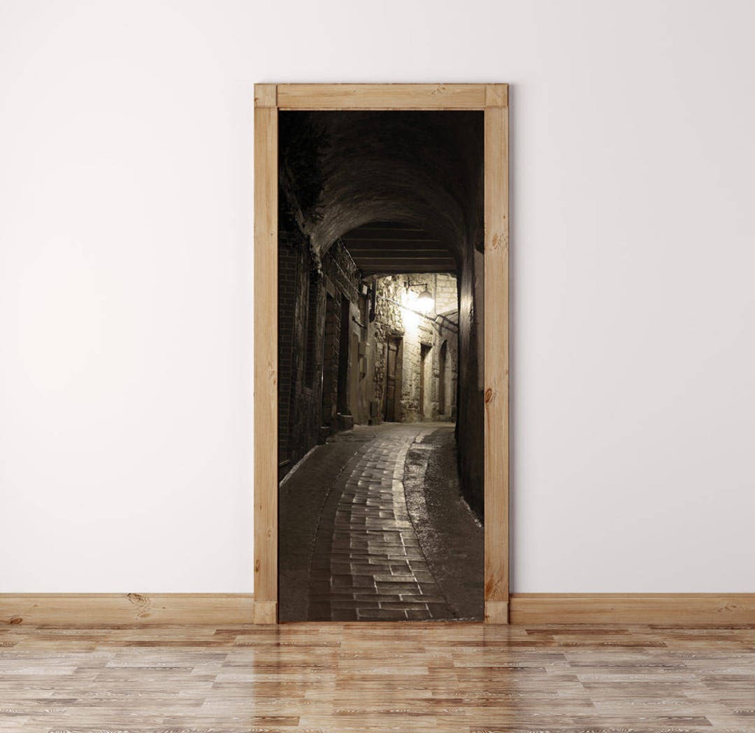 Street Door Decal, Peel and Stick, Vinyl Door Sticker, Self-adhesive ...